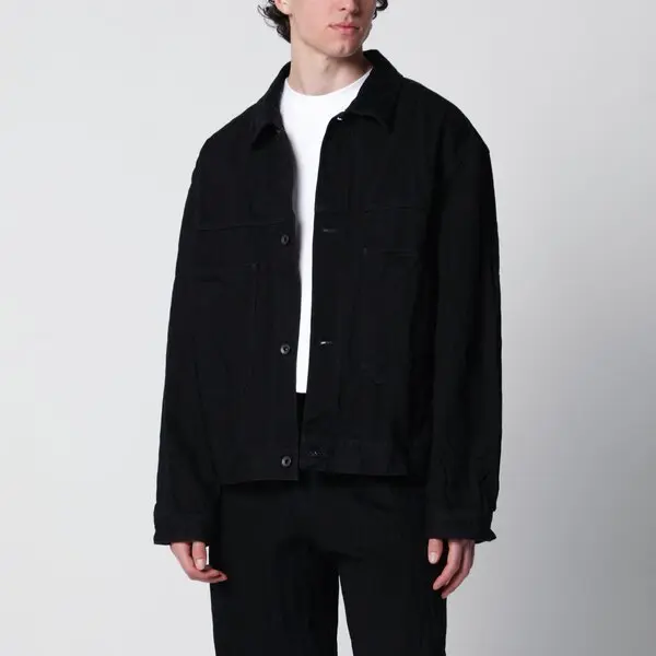 Studio Nicholson Cotton Denim Jacket - Black