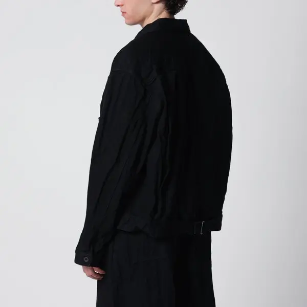 Studio Nicholson Cotton Denim Jacket - Black