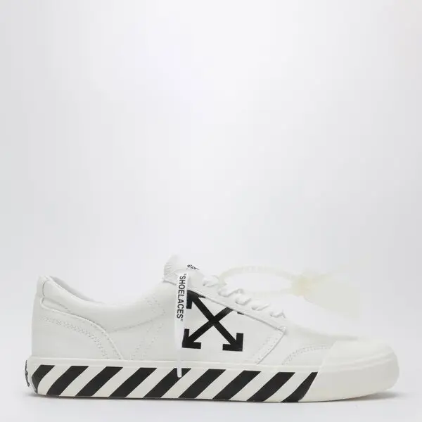 OFF-WHITE™ Vulcanized Lace-up Sneakers - White