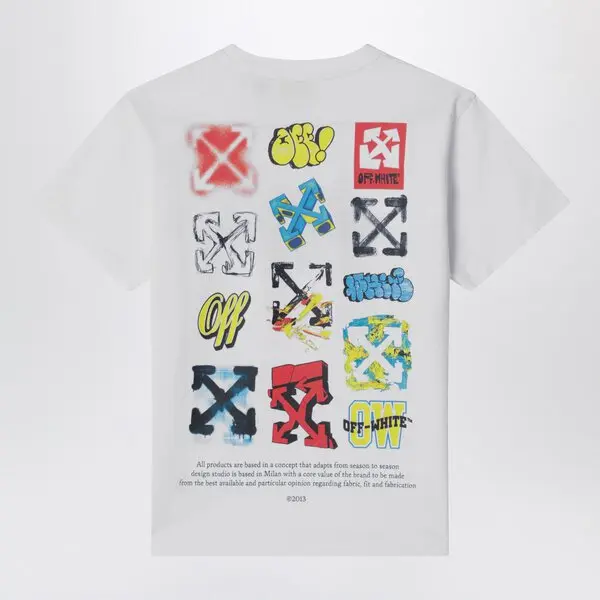 OFF-WHITE™ T-shirt With Arrow Logo Print
