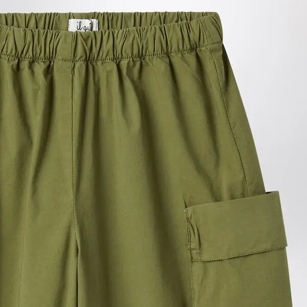 IL GUFO Palazzo Pants - Green
