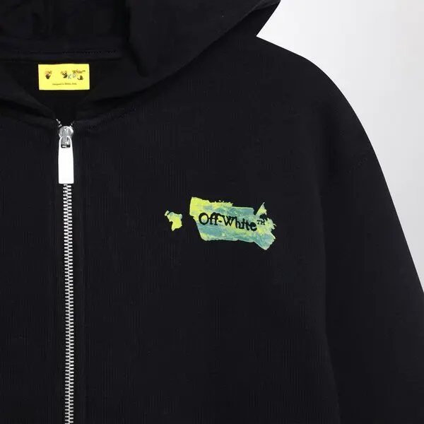 OFF-WHITE™ Arrow Acrylic Zip Sweatshirt