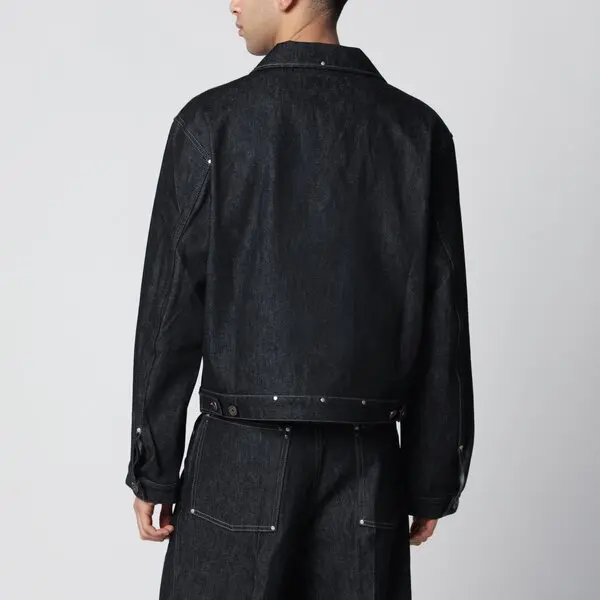 LEMAIRE Trucker Denim Jacket With Contrast Stitching
