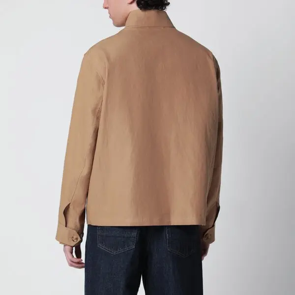 LARDINI Linen-blend Jacket