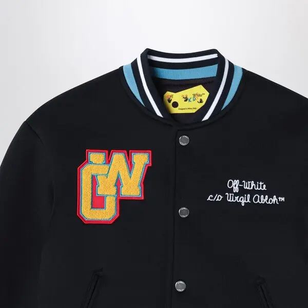 OFF-WHITE™ Bomber Jacket With Logo Embroidery