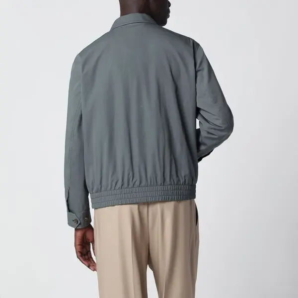 LARDINI Cotton-silk Zip Jacket - Beige