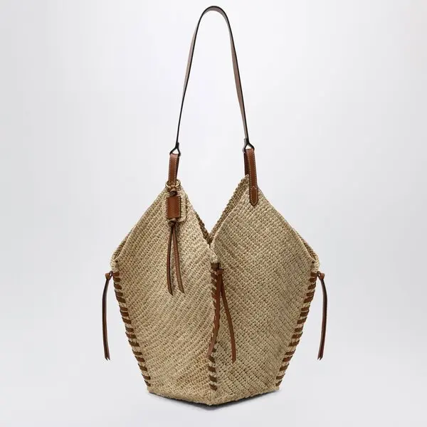 Isabel Marant Tampa Shopping Bag In Raffia - Beige