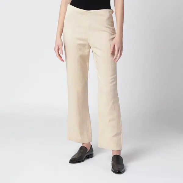 BLAZÉ MILANO Morelia Trousers In Champagne - Pink