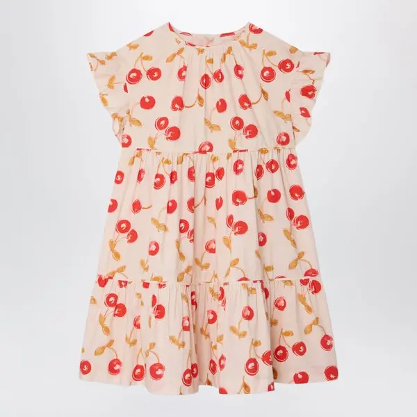 Bonpoint Leontine Écru Ruffled Dress