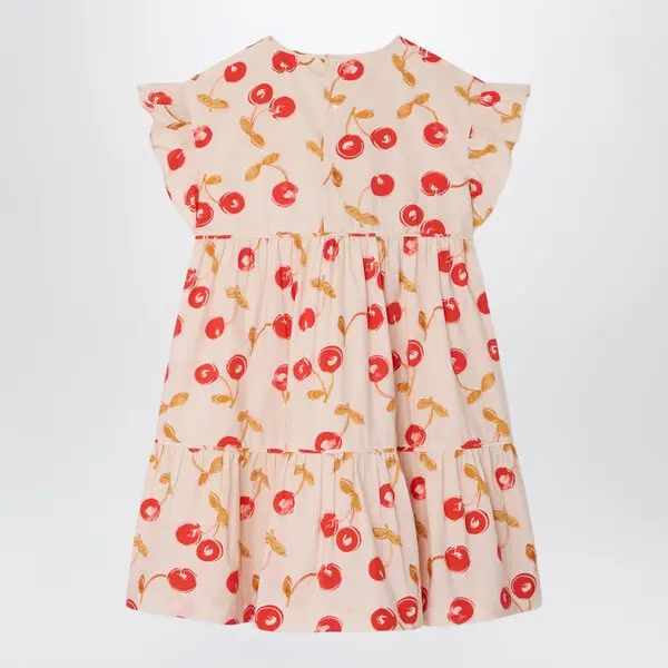 Bonpoint Leontine Écru Ruffled Dress