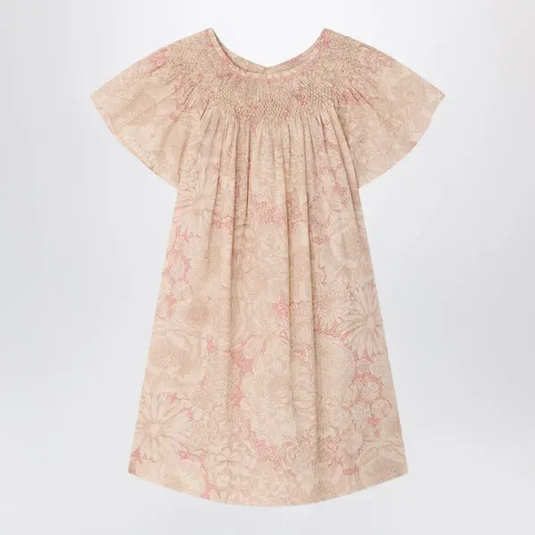 Bonpoint Arlene Dress In Liberty Fabric - Pink