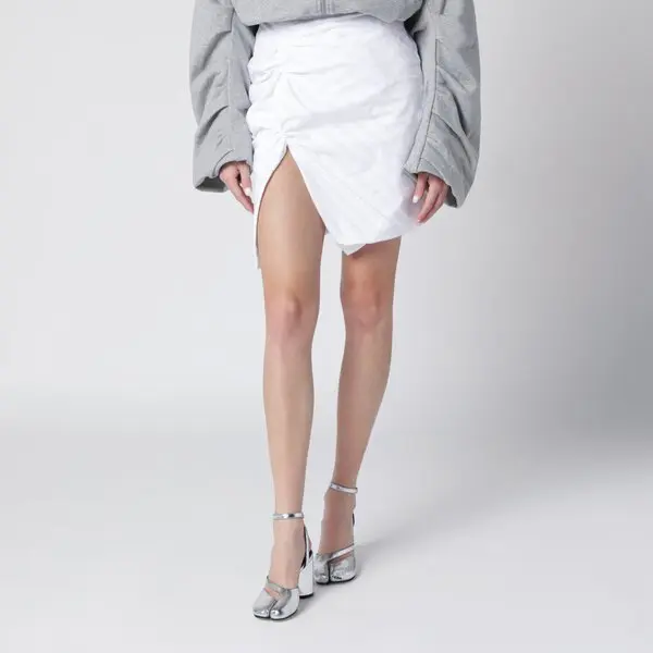 VIVIENNE WESTWOOD Asymmetrical Mini Skirt - White