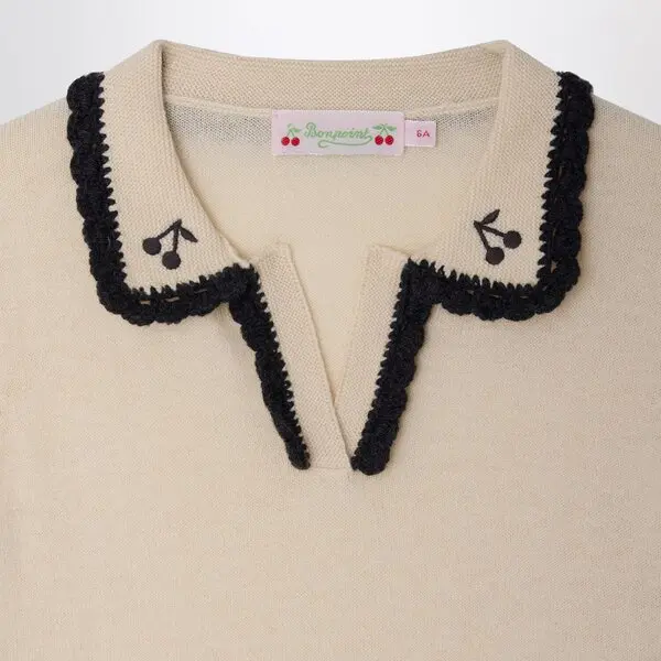 Bonpoint Wool And Cotton Blend Sweater