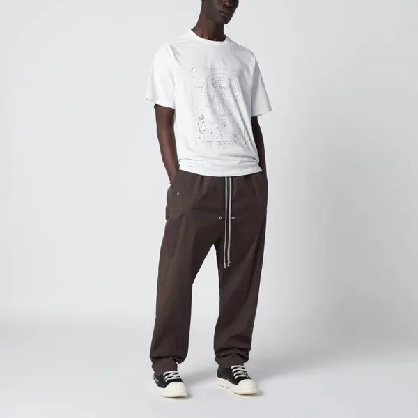Rick Owens Cotton Blend Bela Trousers - Grey