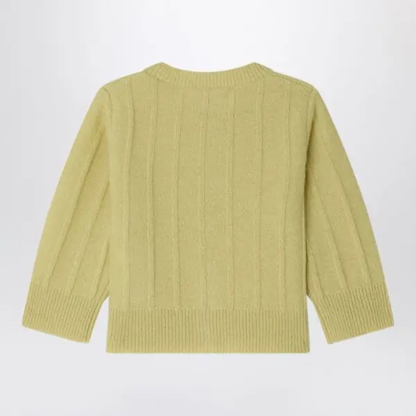 Bonpoint Leander Light Cashmere Cardigan - Green