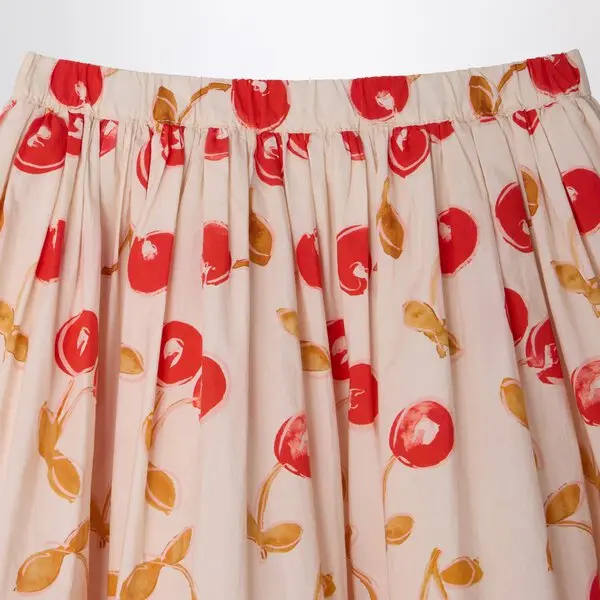 Bonpoint Suzon Cherry Print Skirt - Pink