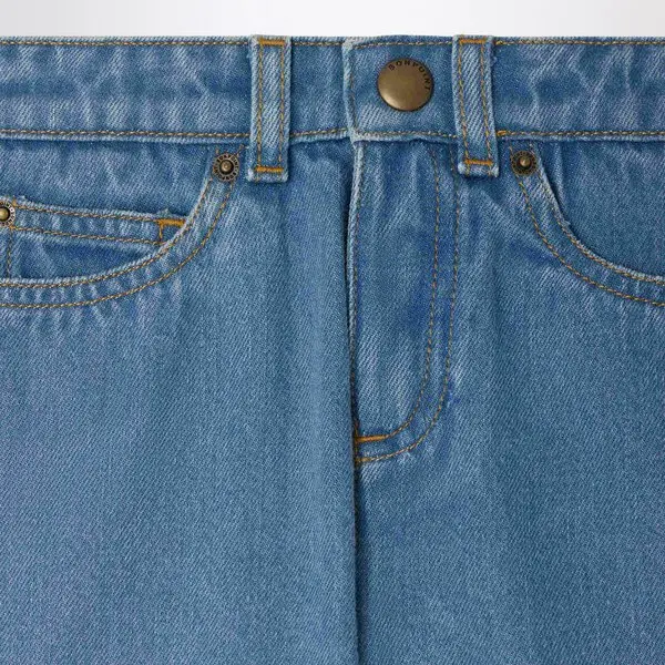 Bonpoint Elvio Denim Bermuda Shorts