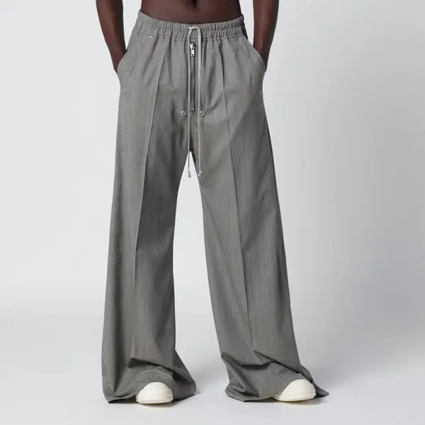 Rick Owens Mélange Bela Wide-leg Trousers - Grey