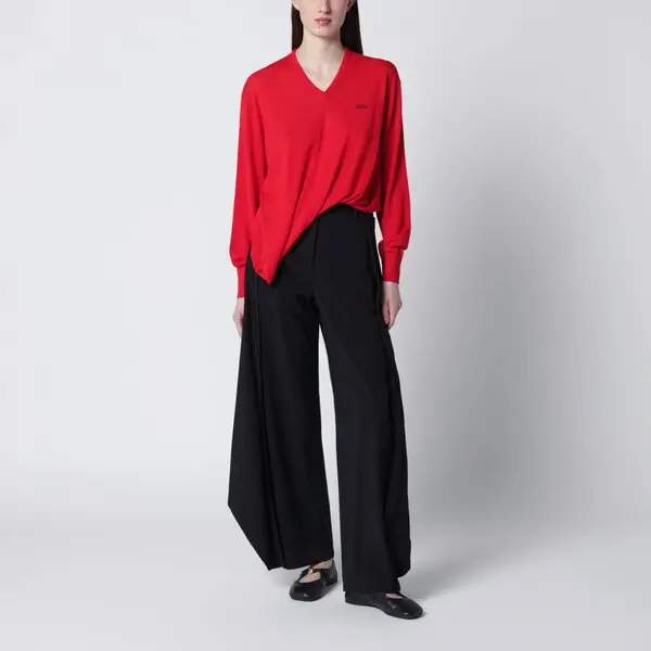 Loewe Merino Wool Draped Top