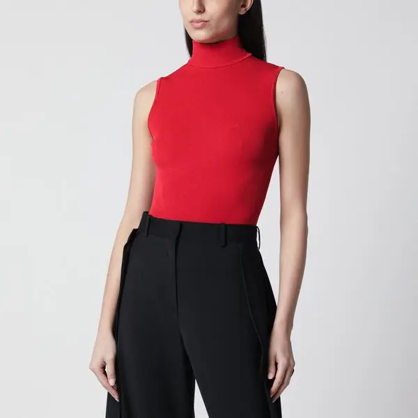 Loewe Viscose Blend Sleeveless Top - Red