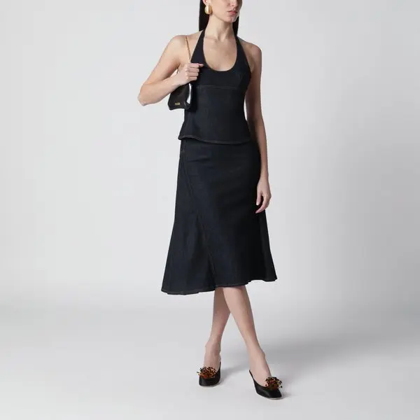 Jacquemus Lavoir De-nîmes Pencil Skirt - Blue