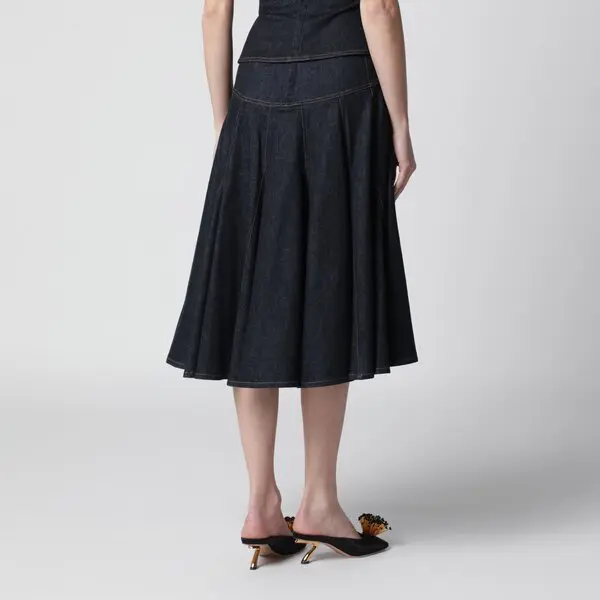 Jacquemus Lavoir De-nîmes Pencil Skirt - Blue