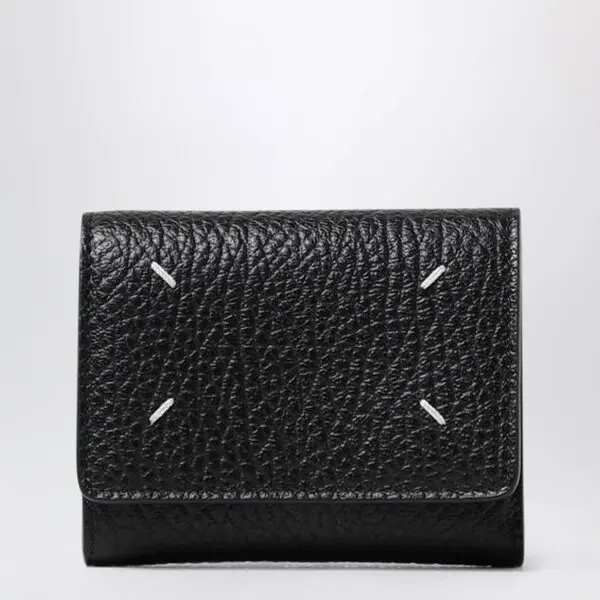 MAISON MARGIELA Four Stitches Trifold Wallet - Black