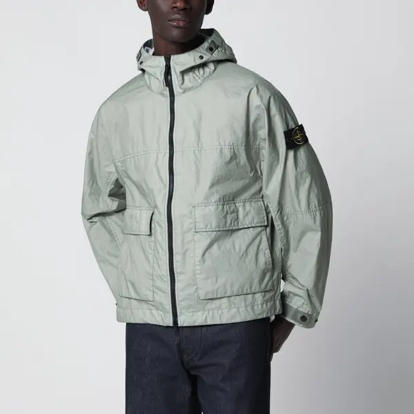 Stone Island Hooded Membrana 3l Tc Jacket - Green