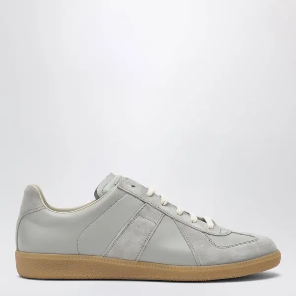 MAISON MARGIELA Replica Leather Sneakers - Grey