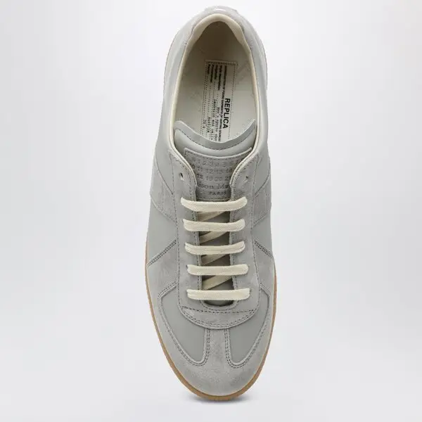 MAISON MARGIELA Replica Leather Sneakers - Grey