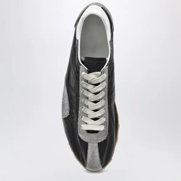 MAISON MARGIELA Sprinters Sneakers In Leather And Vintage Suede - Black