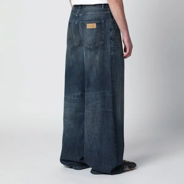 MAISON MARGIELA Wide Leg Denim Jeans