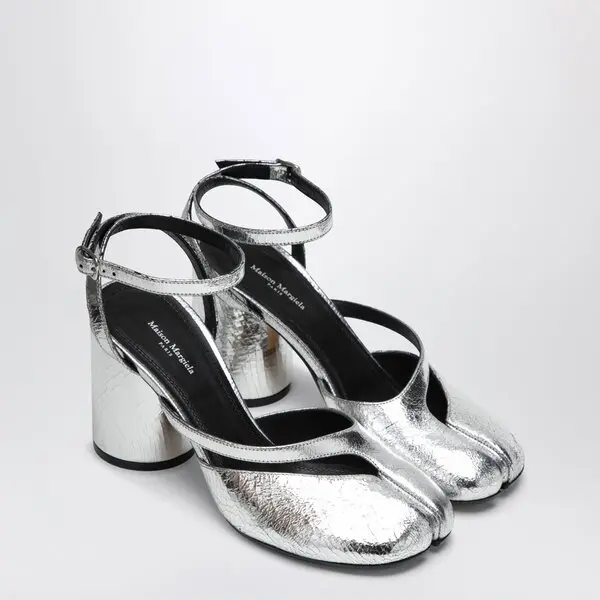 MAISON MARGIELA Tabi Heeled Sandals - Metal