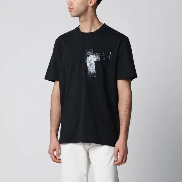MAISON MARGIELA Taped Cotton Jersey T-shirt - Black
