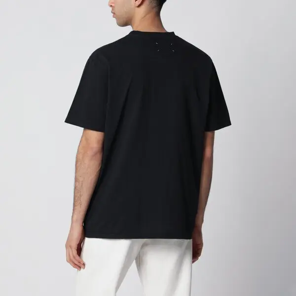 MAISON MARGIELA Taped Cotton Jersey T-shirt - Black