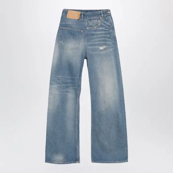 MAISON MARGIELA Wide-leg Twist Jeans - Blue