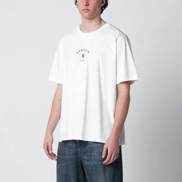 MAISON MARGIELA T-shirt With Logo Print - White