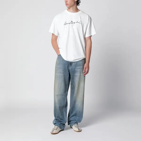 MAISON MARGIELA T-shirt With Logo Print - White