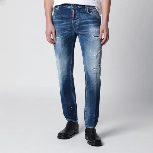 Dsquared2 Skater Jeans With Distressed Details - Blue