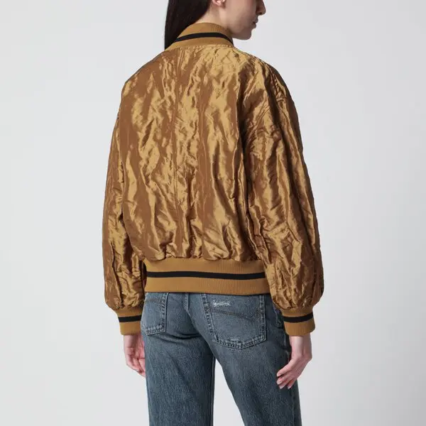 Loewe Technical Taffeta Bomber Jacket - Brown