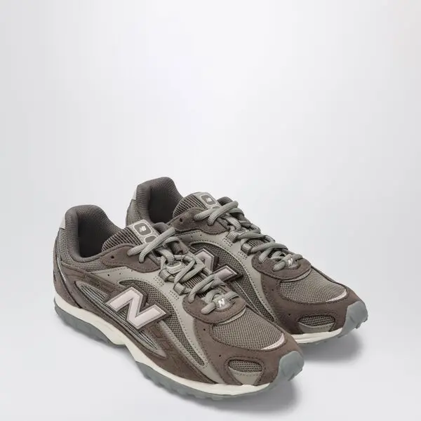 NEW BALANCE Suede And Mesh Sneakers - Grey