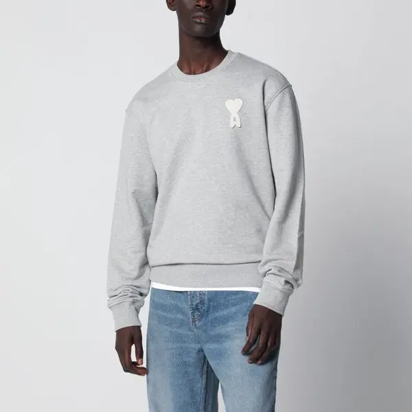 AMI Paris De Coeur Cotton Sweatshirt