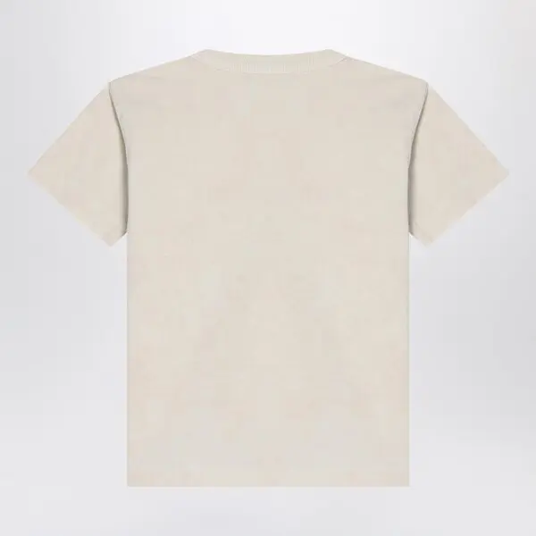 Stone Island T-shirt With Logo - Beige