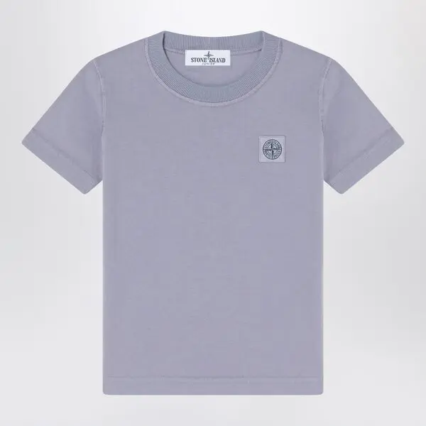 Stone Island Short-sleeved Lilac T-shirt - Purple
