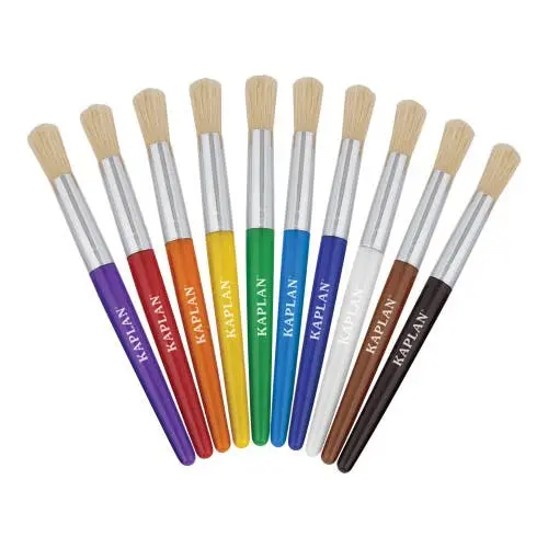 KAPLAN EARLY LEARNING COMPANY Paintbrushes Round-tipped Chubby Handleset Of 30 - Multicolored