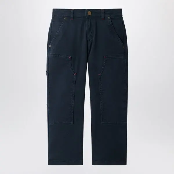 Bonpoint Cotton Trousers - Blue