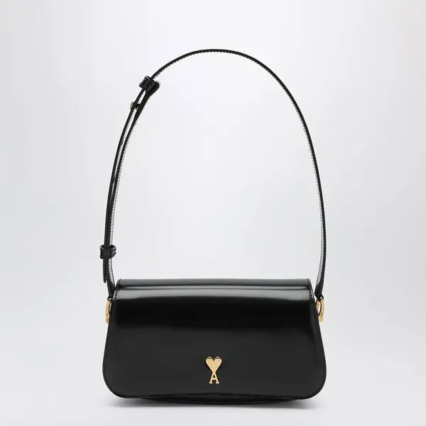 Ami Paris Paris Shoulder Bag - Black