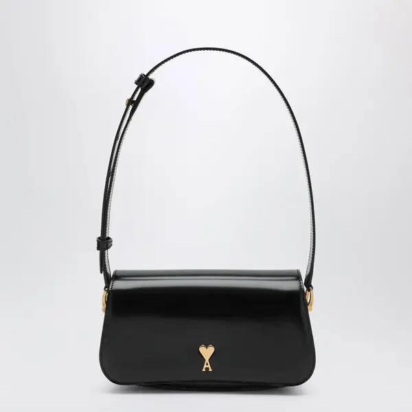AMI Paris Paris Shoulder Bag - Black
