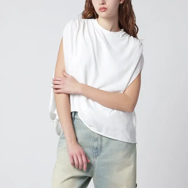 DARKPARK Tracy Sleeveless Jersey Shirt - White