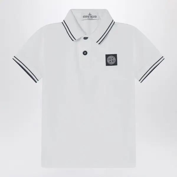 Stone Island Cotton Polo Shirt - White